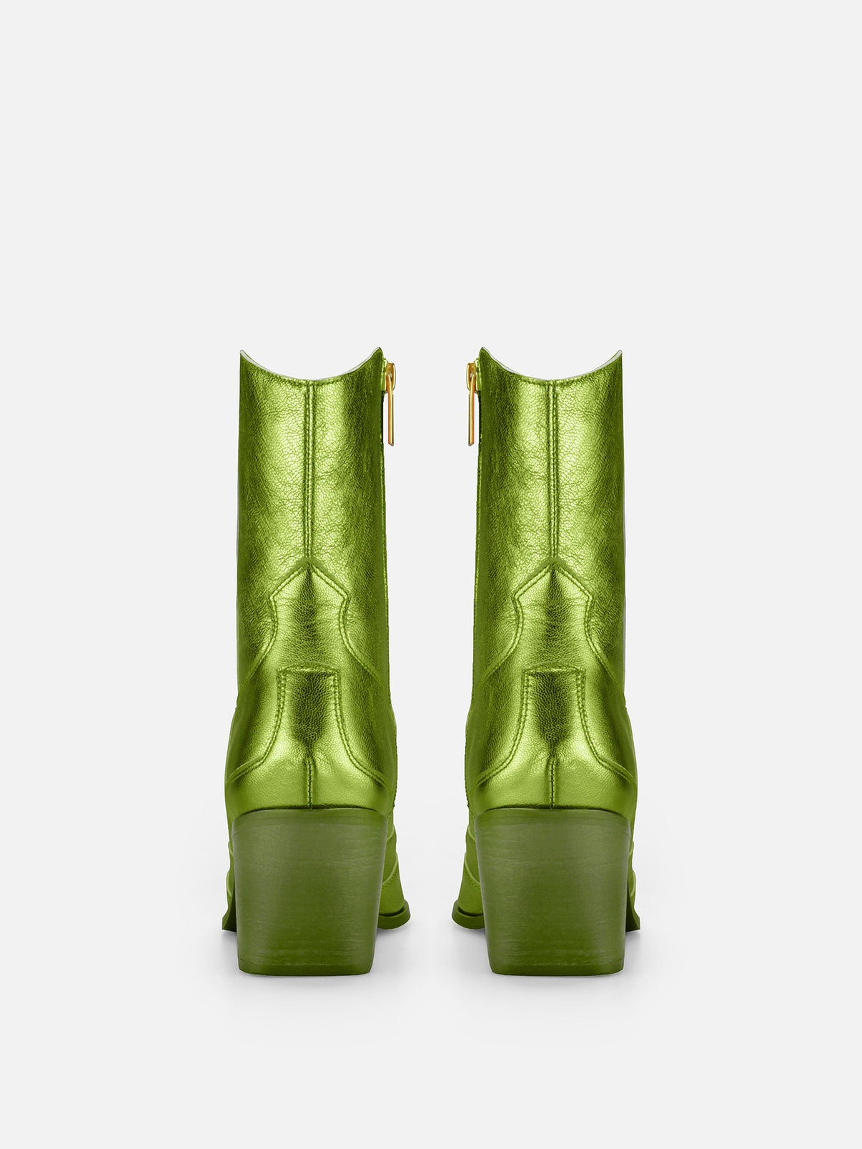 CARINA CALDEIRA X ESC Cowboy Leather Boots - Light Green – ESC Store
