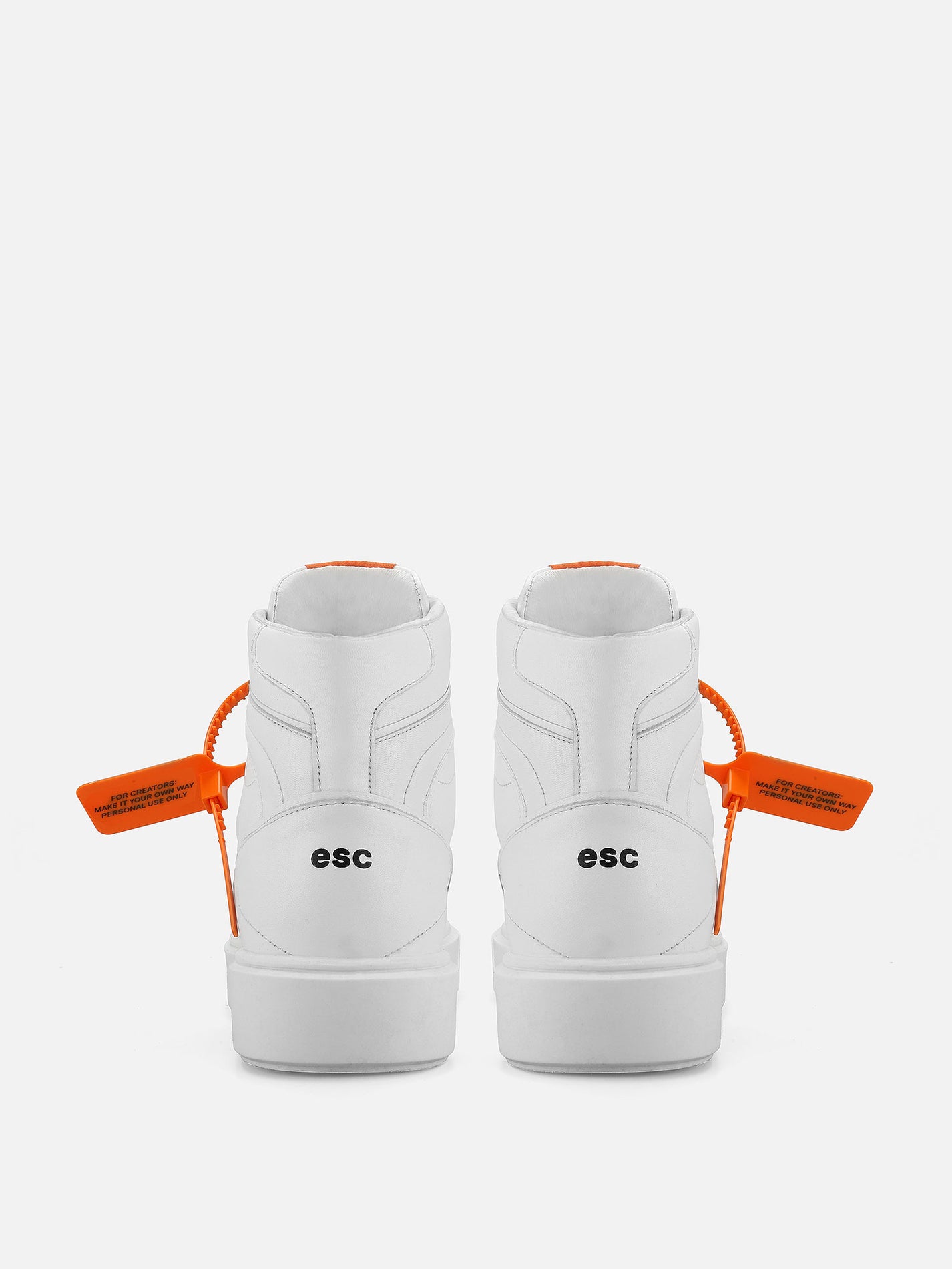 BRYANT Leather Retro Sneakers - White – ESC Store