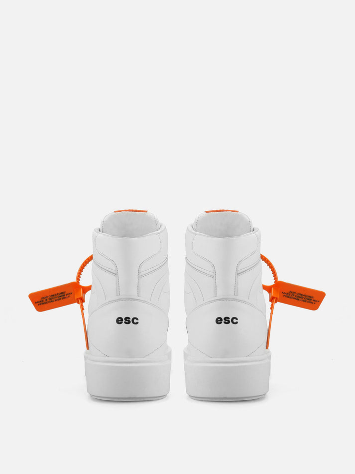 BRYANT Leather Retro Sneakers - White – ESC Store